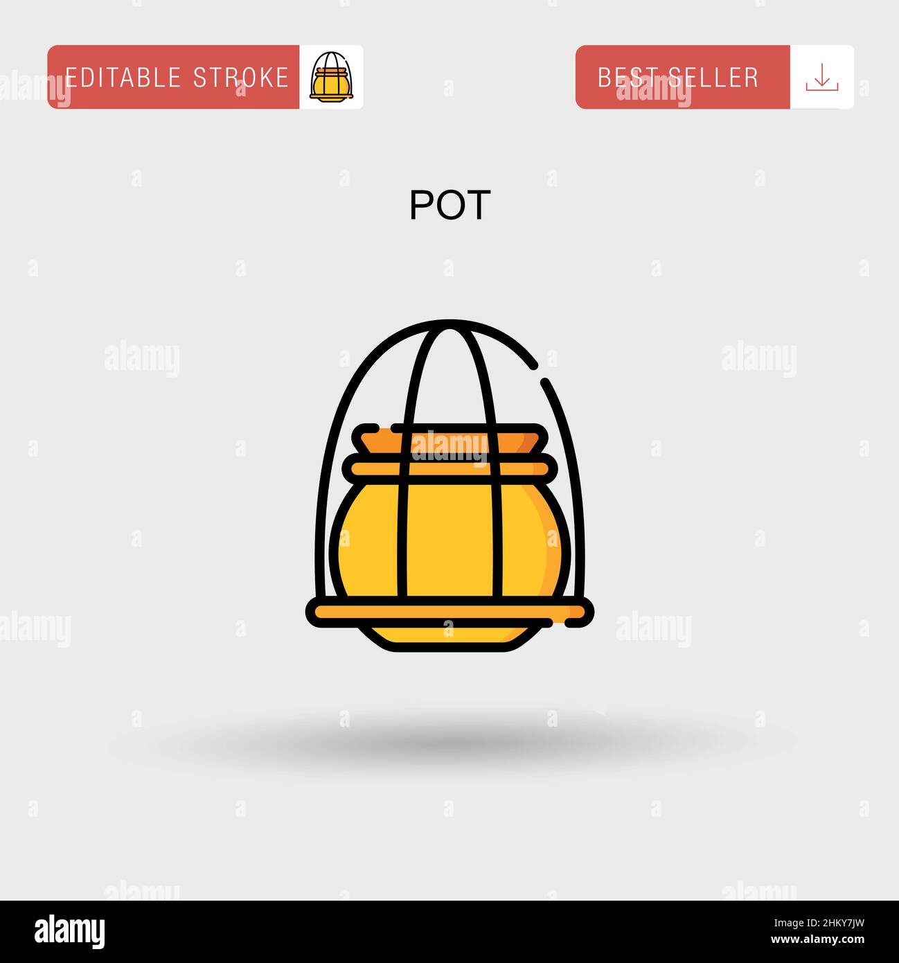 Wooden plant pot Stock Vector Images - Alamy