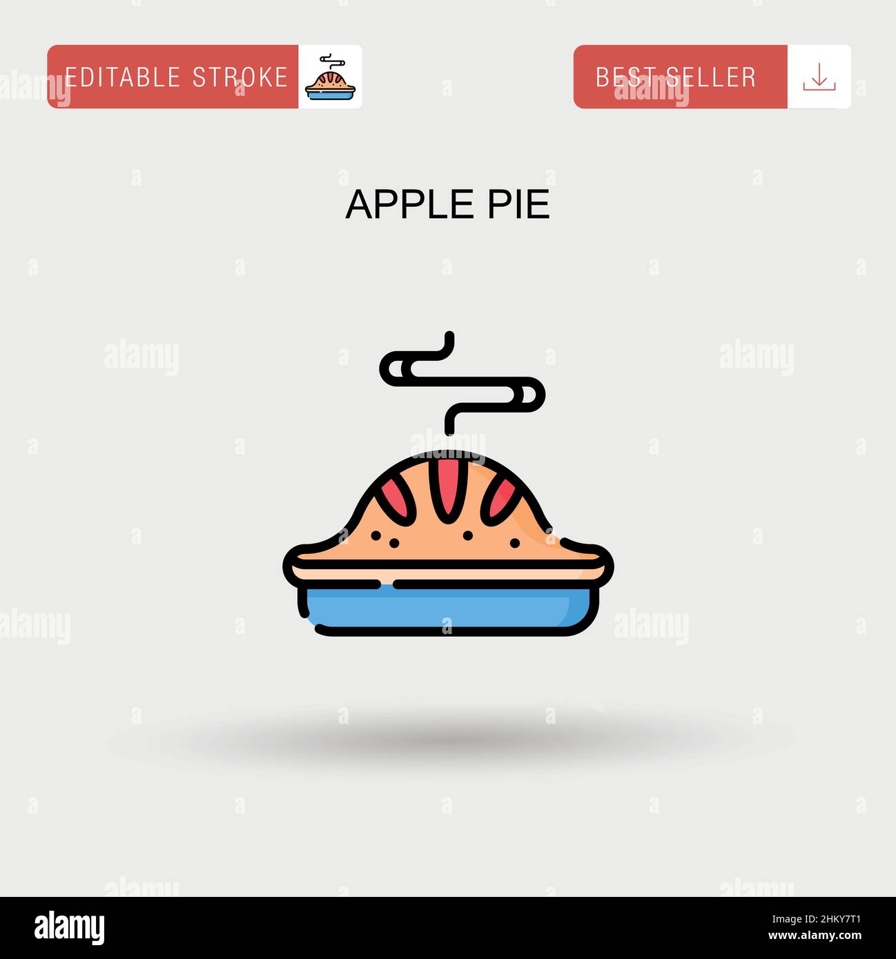 Cinnamon apple Stock Vector Images - Alamy