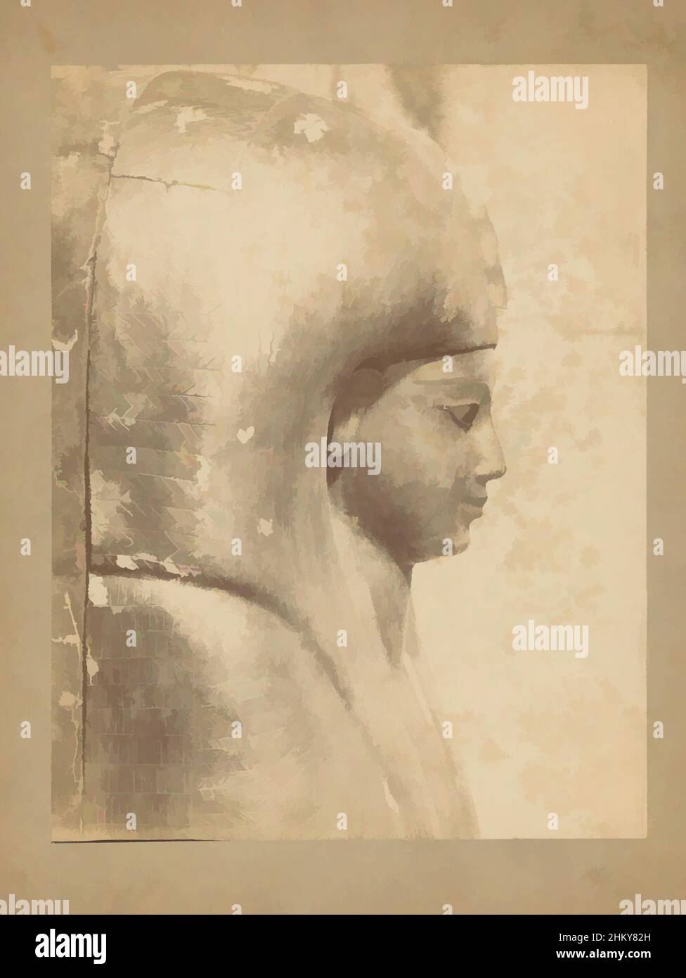 Art inspired by Side view of the sarcophagus of Queen Ahhotep, Momie de ...