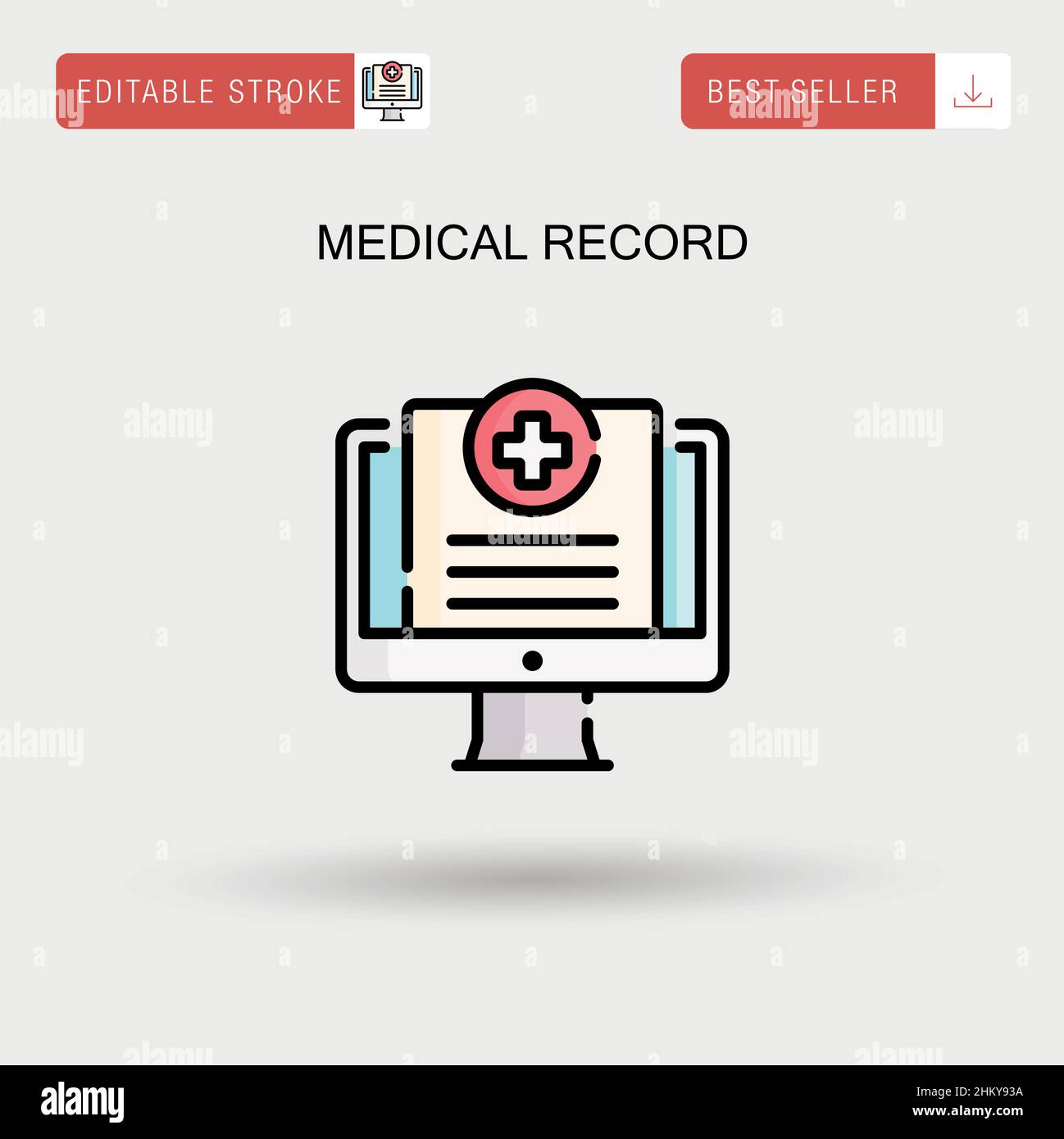 Nurse record Stock Vector Images - Alamy