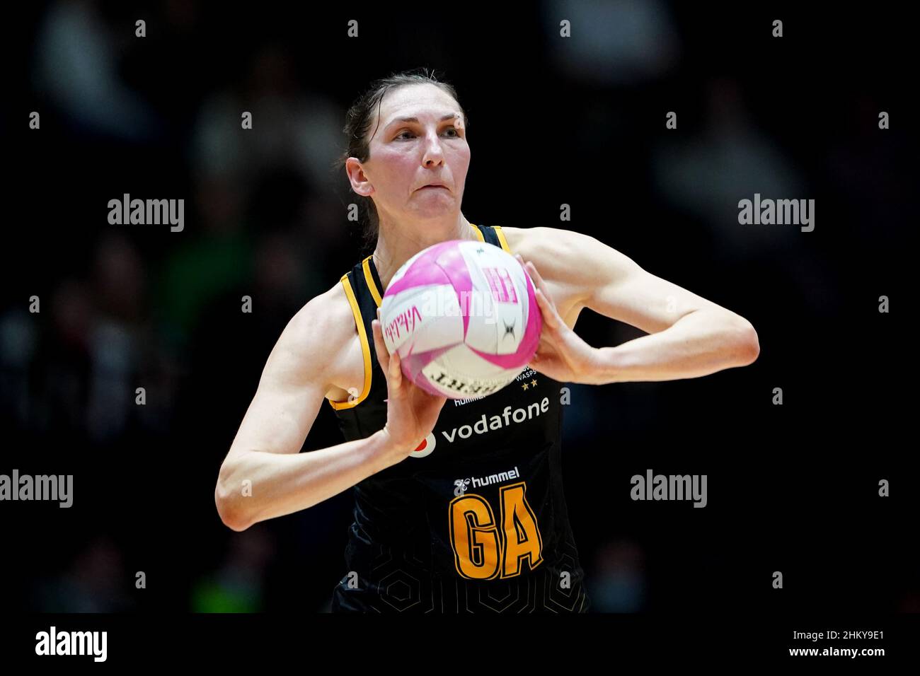 Wasps’ Rachel Dunn during the Vitality Netball Superleague match at the ...