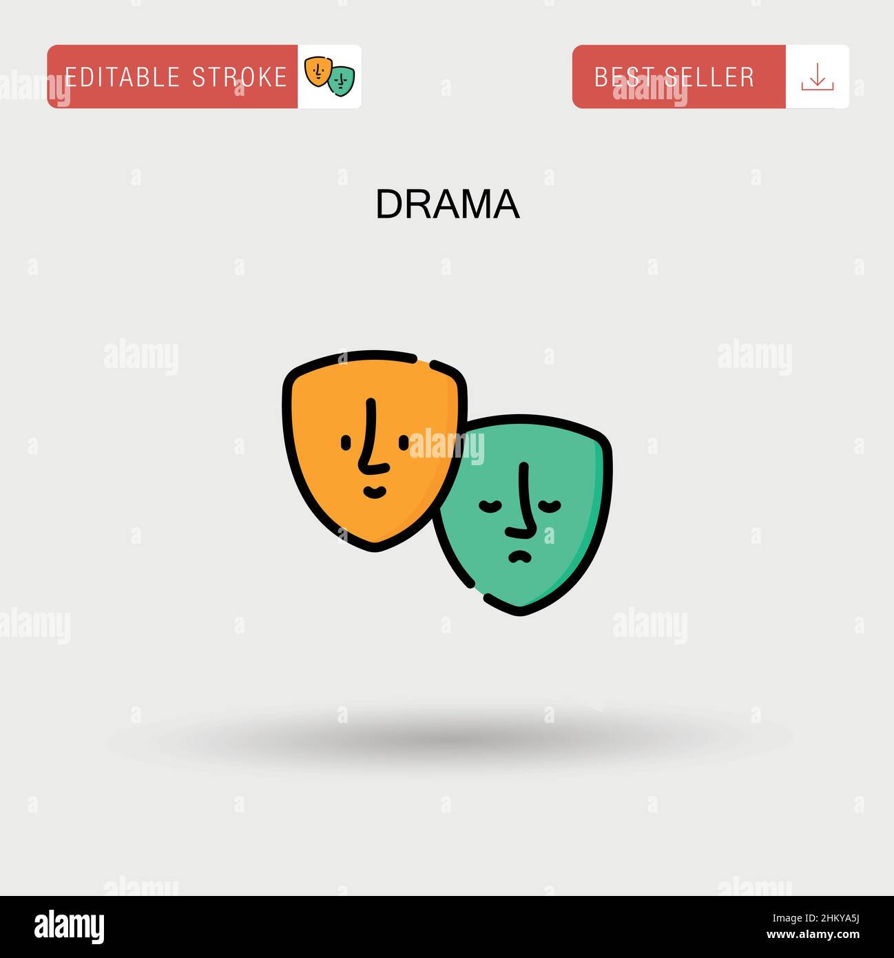 Sad boy girl black Stock Vector Images - Alamy