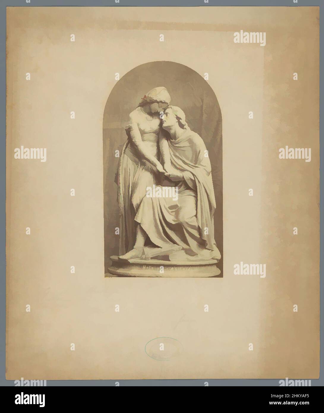 Art inspired by Sculpture of Héloïse and Abaelardus, Héloise et Abelard ...