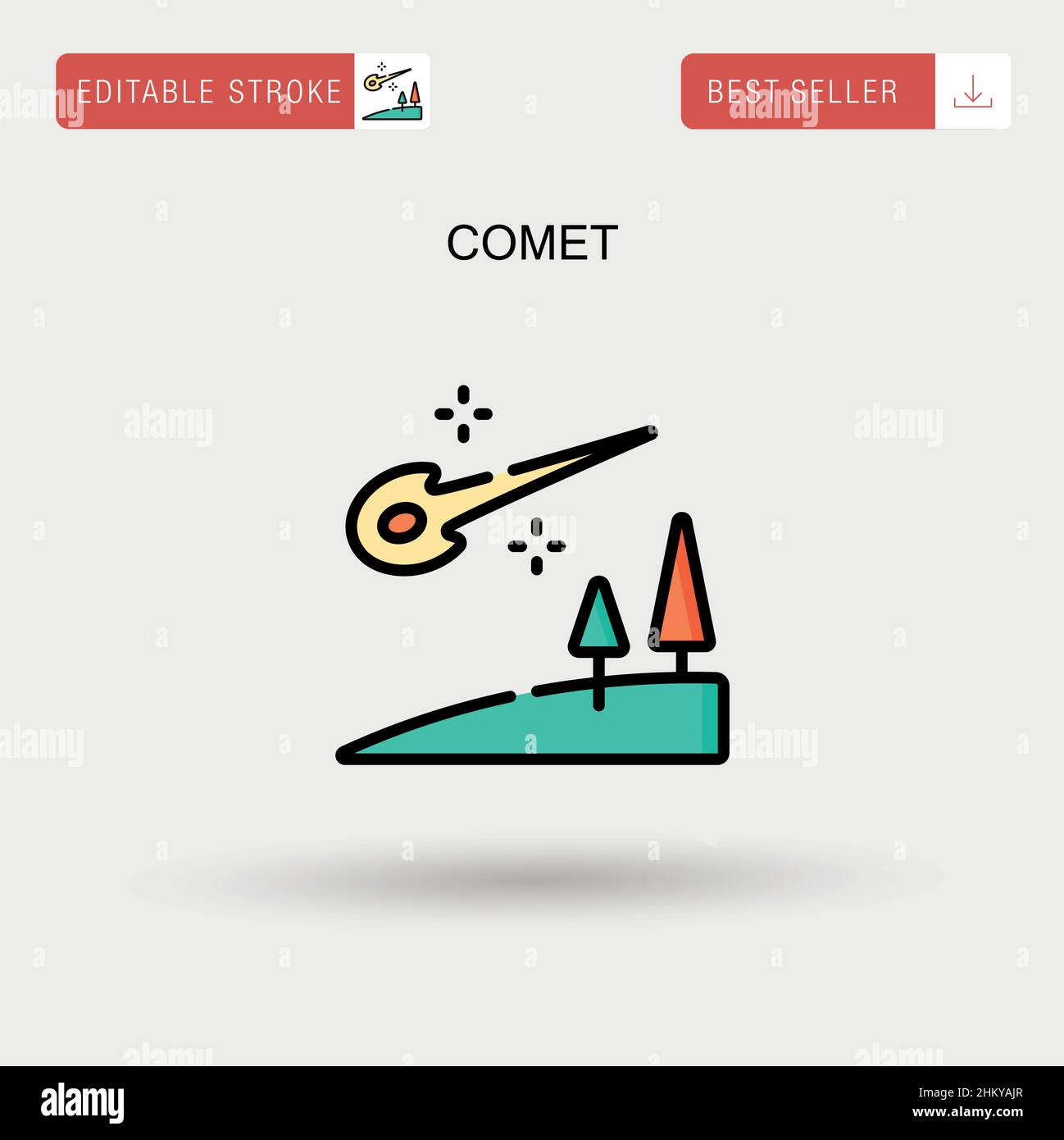 Comet tail effect hi-res stock photography and images - Alamy