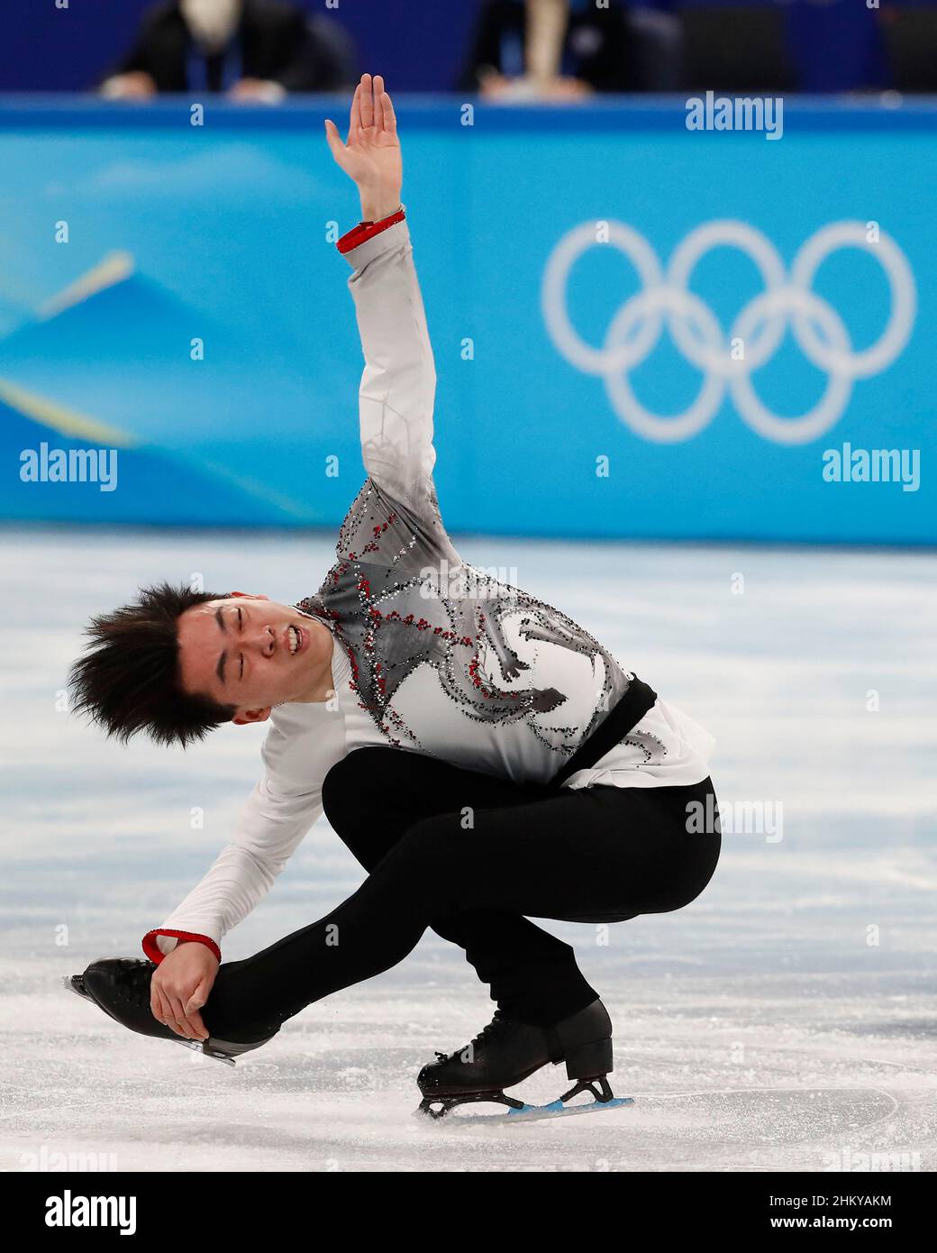 Beijing, Hebei, China. 6th Feb, 2022. Vincent Zhou (USA) skates in the ...