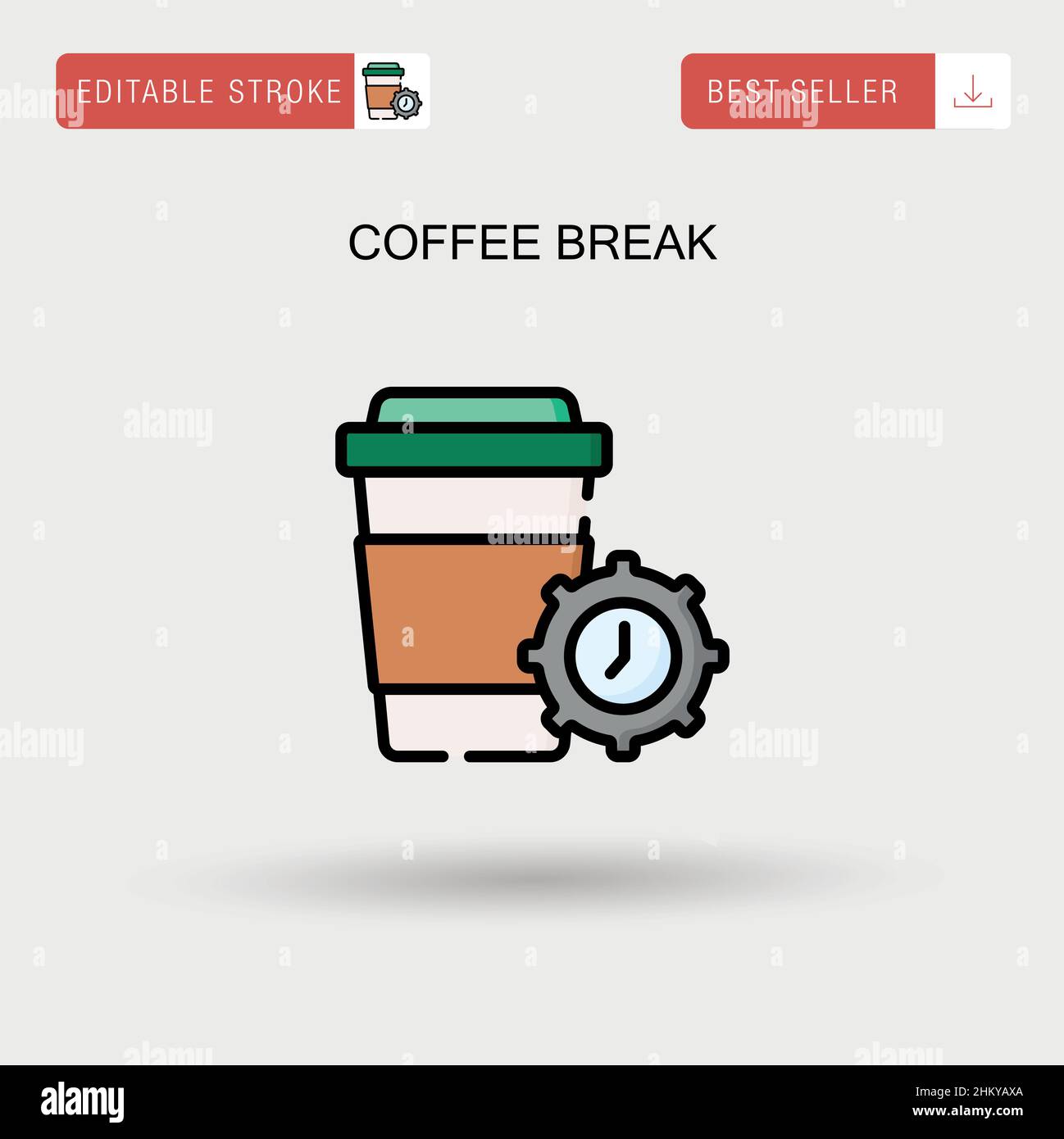 Coffee time woman cup Stock Vector Images - Alamy