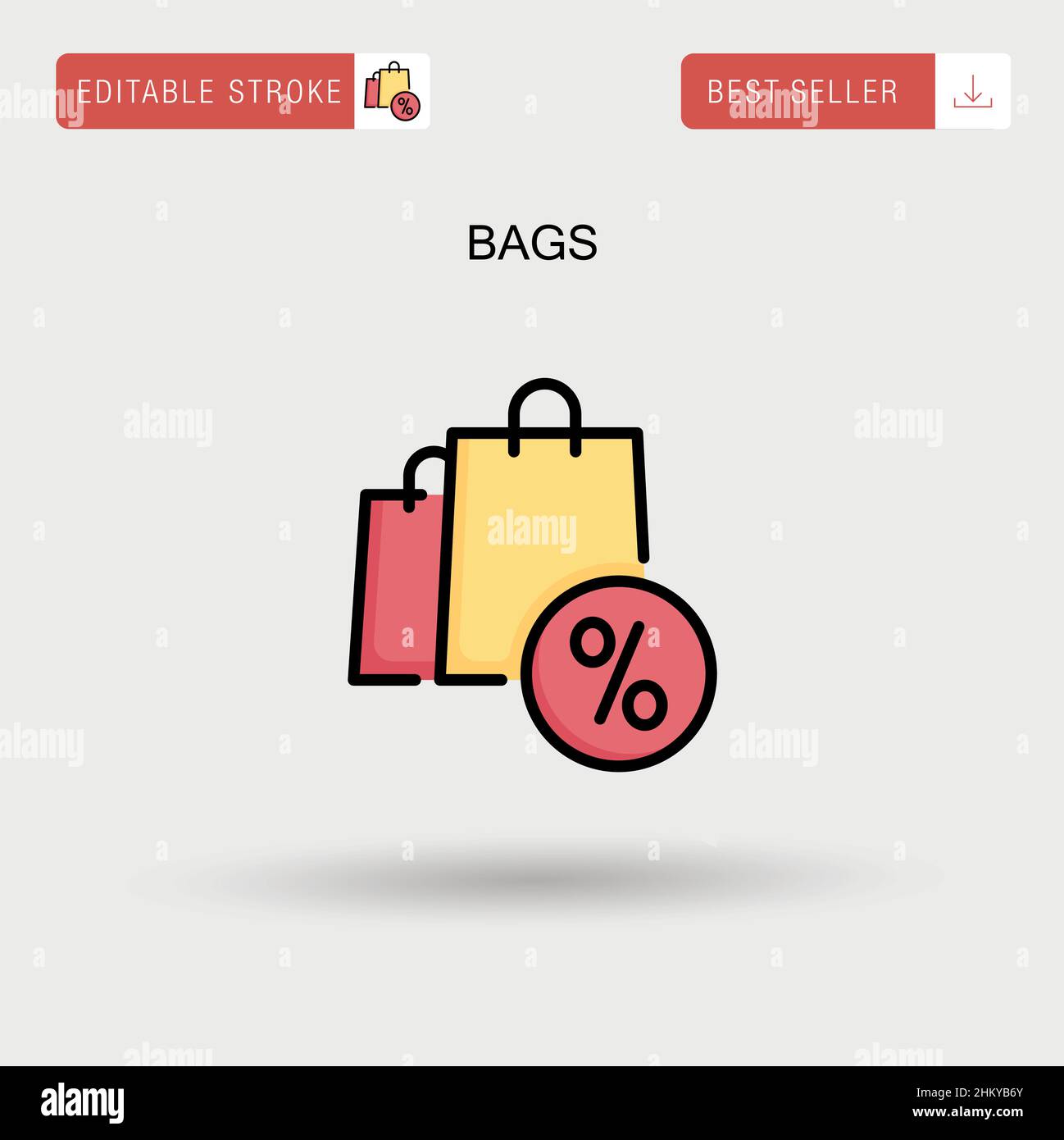 Canvas and cotton eco bags Stock Vector Images - Alamy