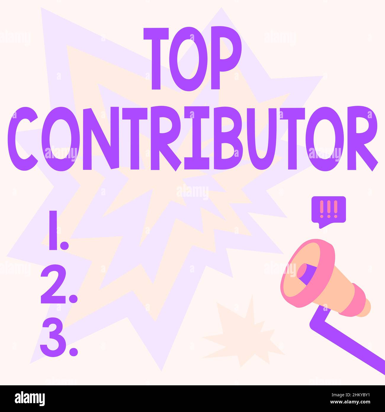 Writing displaying text Top Contributor. Business overview person who ...