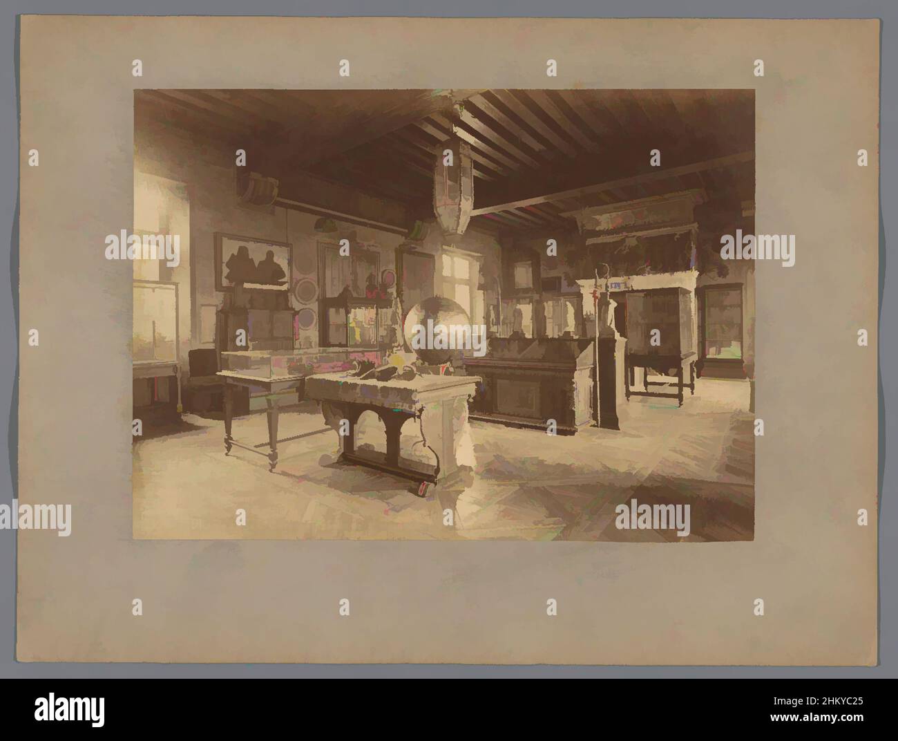 Art inspired by Hall of wrought iron in the Musée de Cluny in Paris ...