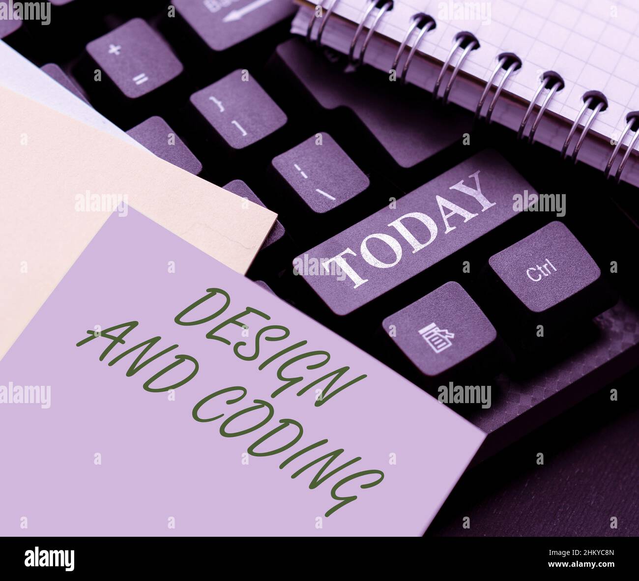 Handwriting Text Design And Coding Business Showcase Html And Programming Cross Platform