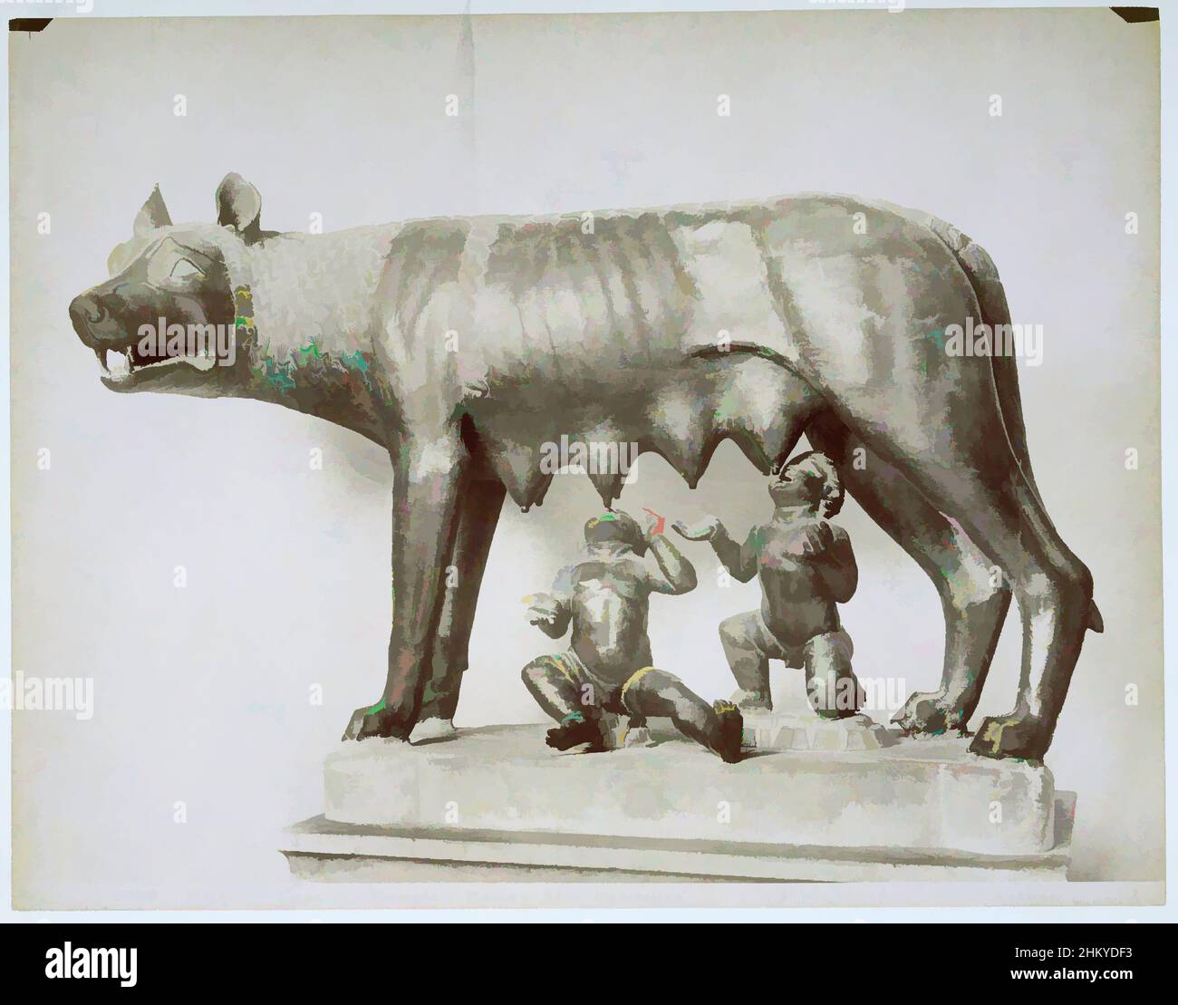 Art inspired by Sculpture of Romulus and Remus and the wolf, in the ...