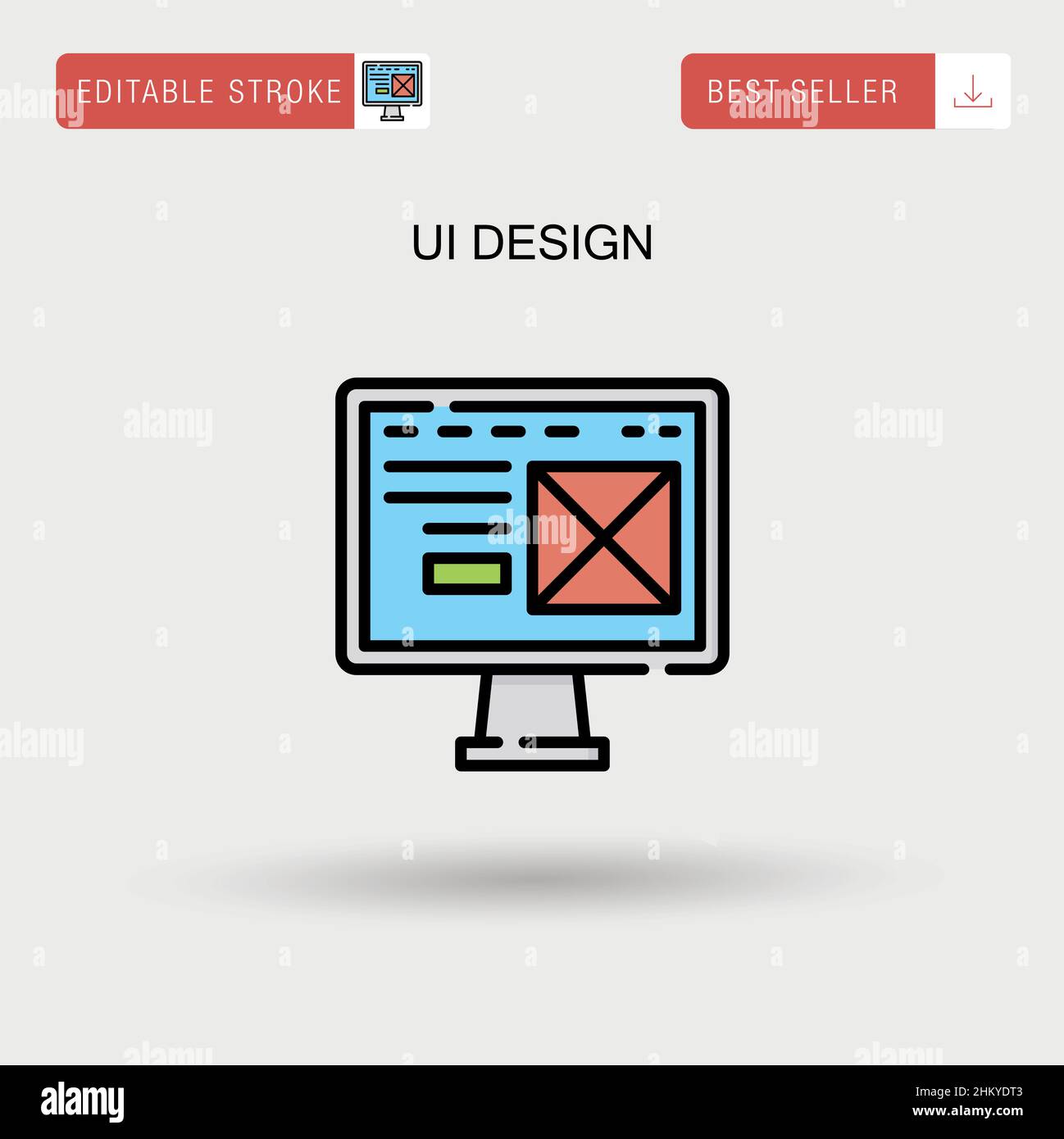 Simple ui design hi-res stock photography and images - Alamy