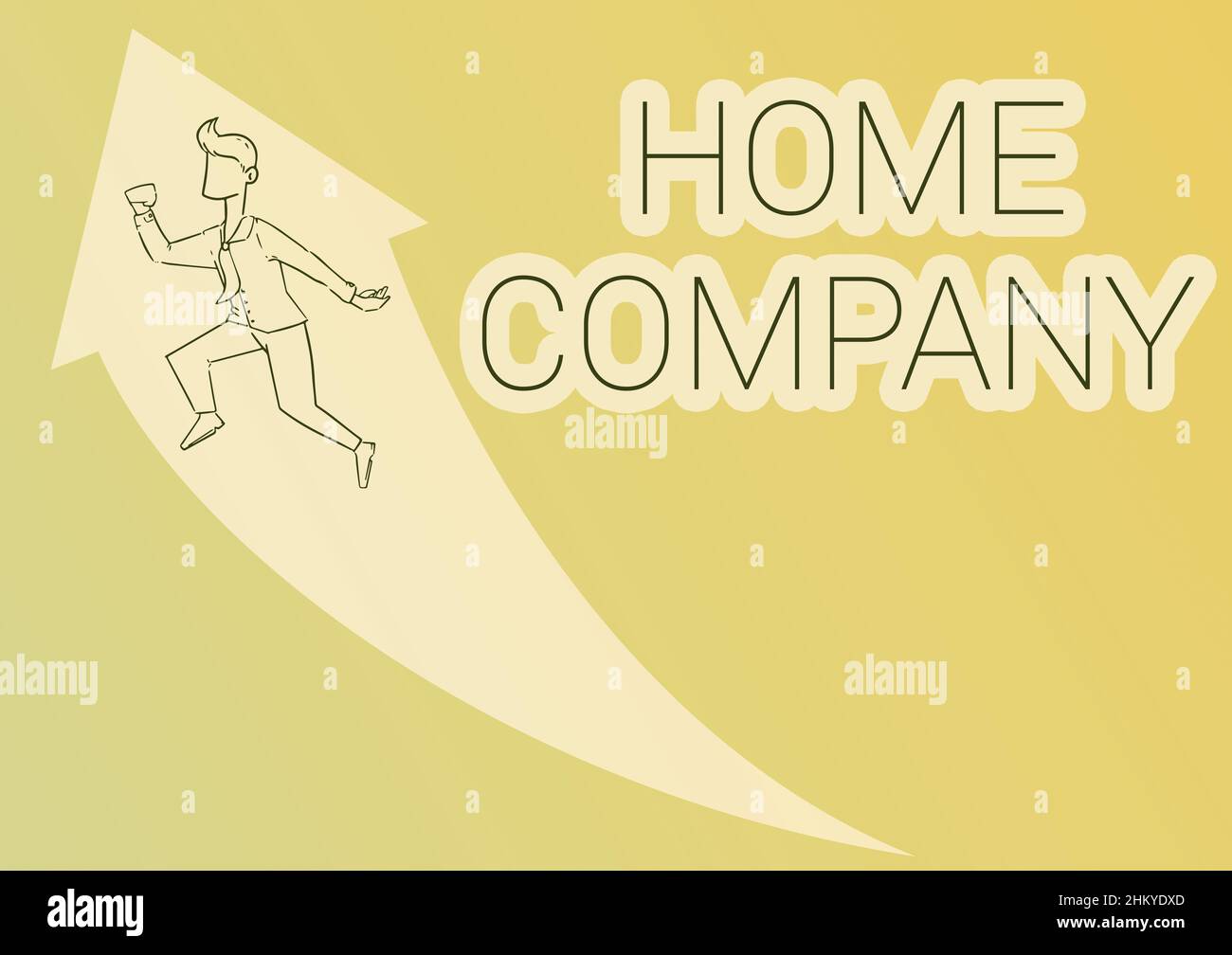 Handwriting text Home Company. Business concept Small business operated ...