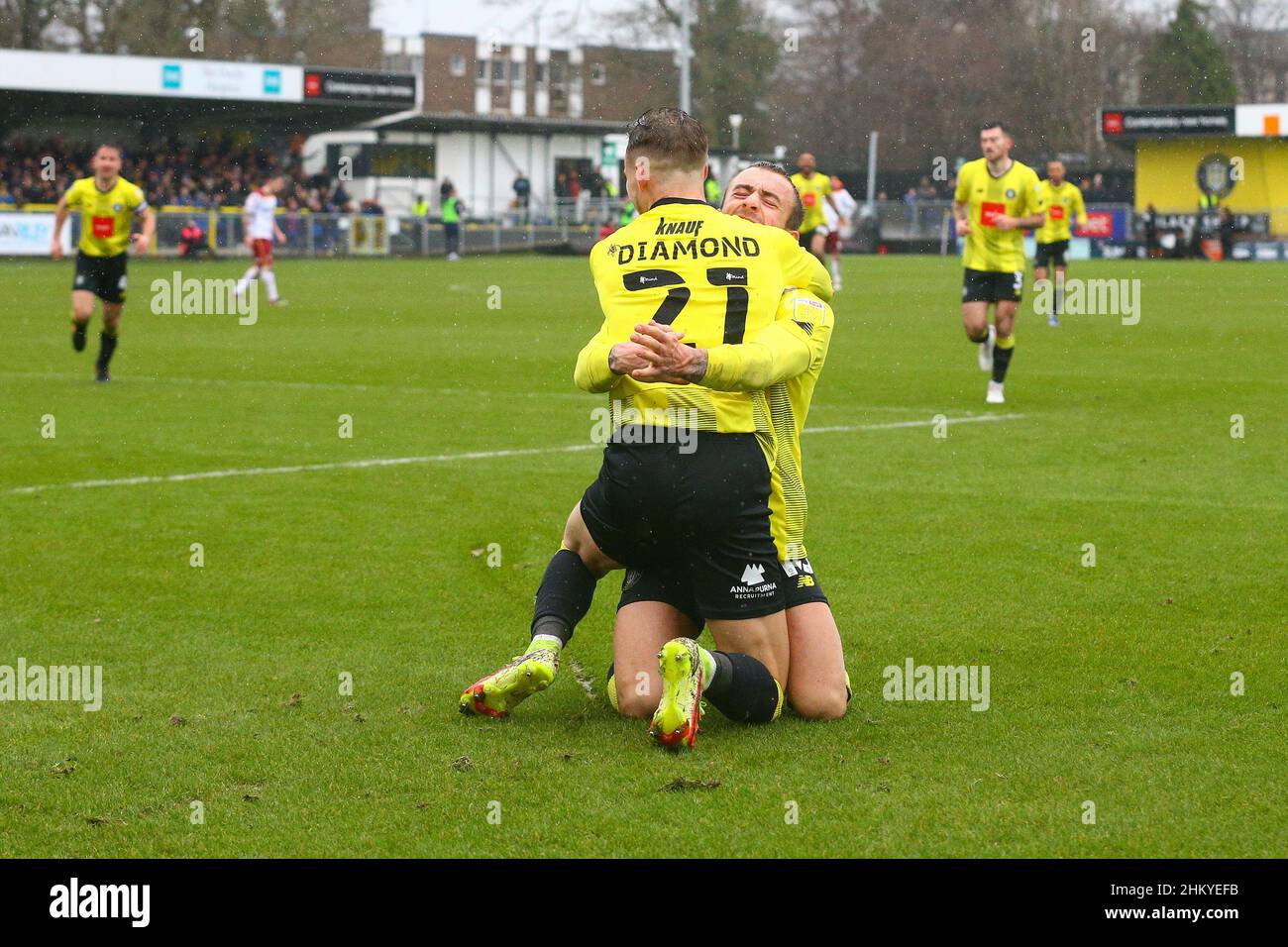 EnviroVent Stadium, Harrogate, England - 5th February 2022 Alex ...