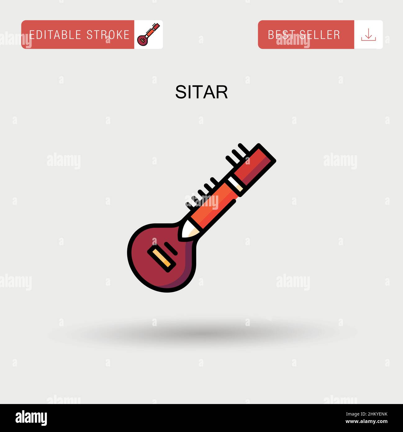 Indian sitar player, with sitar Stock Vector Images - Alamy