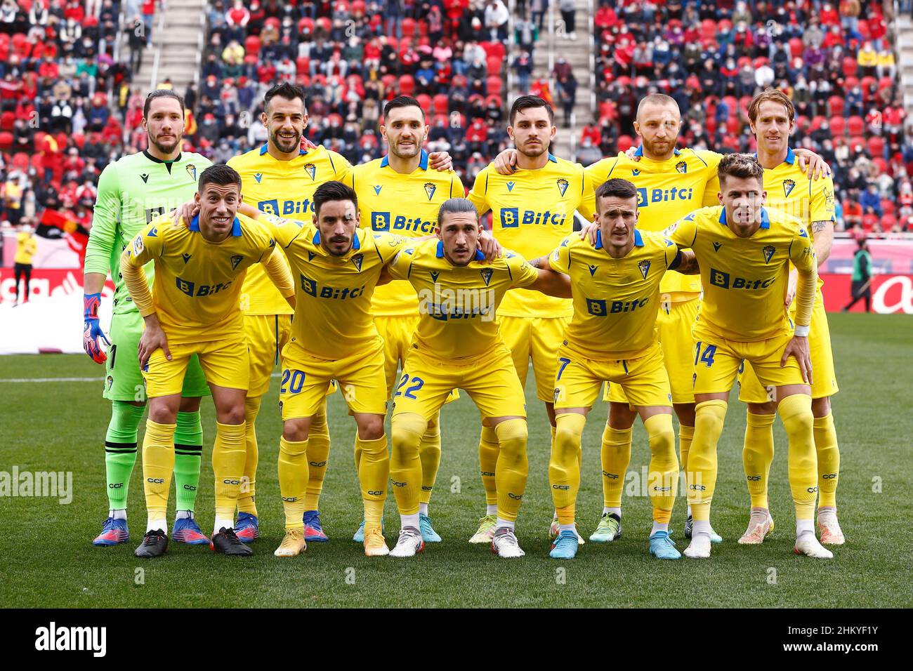 Cadiz team group line-up (Cadiz), FEBRUARY 5, 2022 - Football / Soccer ...