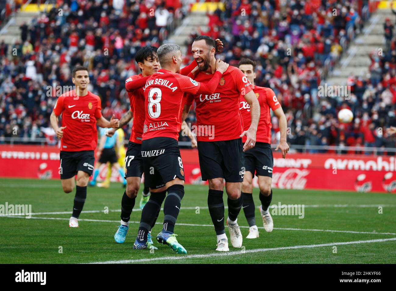 Vedat Muriqi (Mallorca), FEBRUARY 5, 2022 - Football / Soccer : Muriqi ...