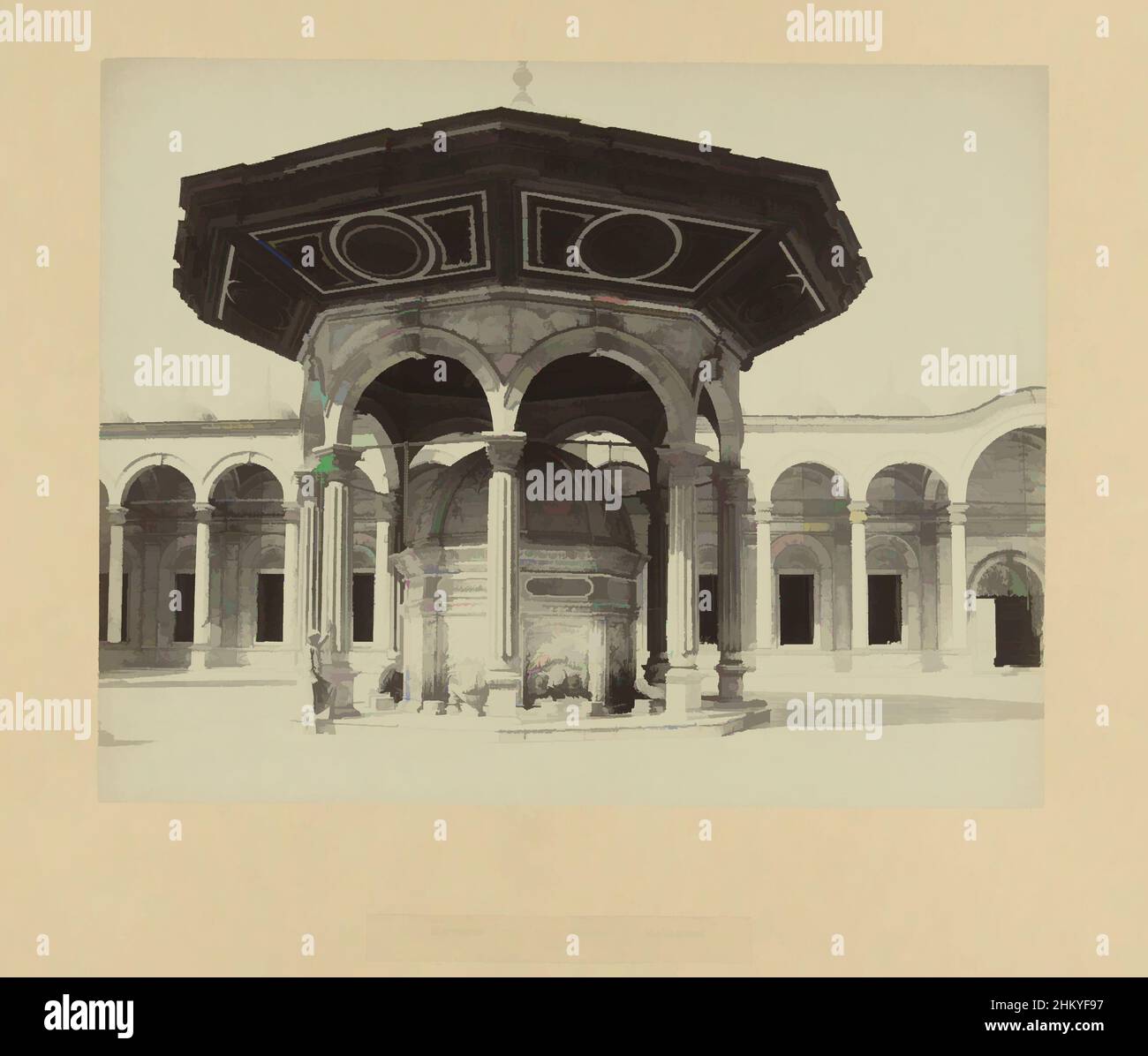 Art inspired by Marble fountain in the mosque of Mohammed Ali in Cairo ...