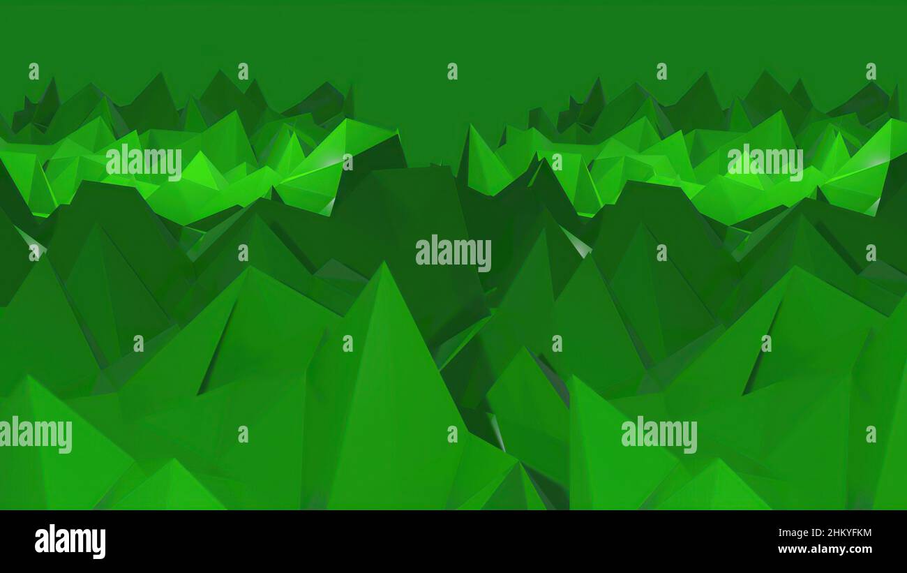 3d illustration - terrain on green screen in cartoon style Stock Photo ...