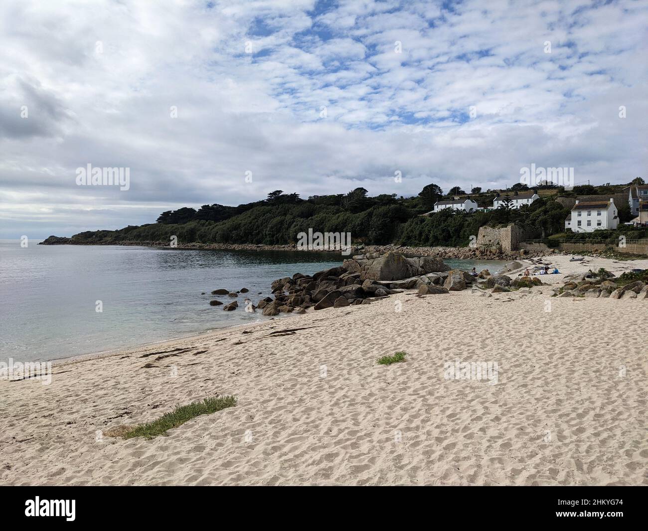 Porthcressa Beach, St. Mary's - Isles of Scilly Stock Photo - Alamy