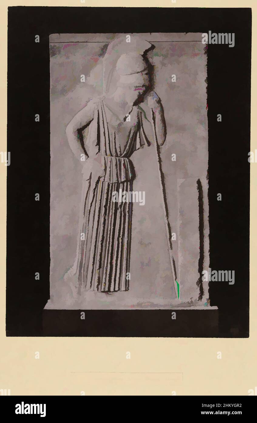 Art inspired by Relief of a mourning Athena, G 36. Weeping Athena ...