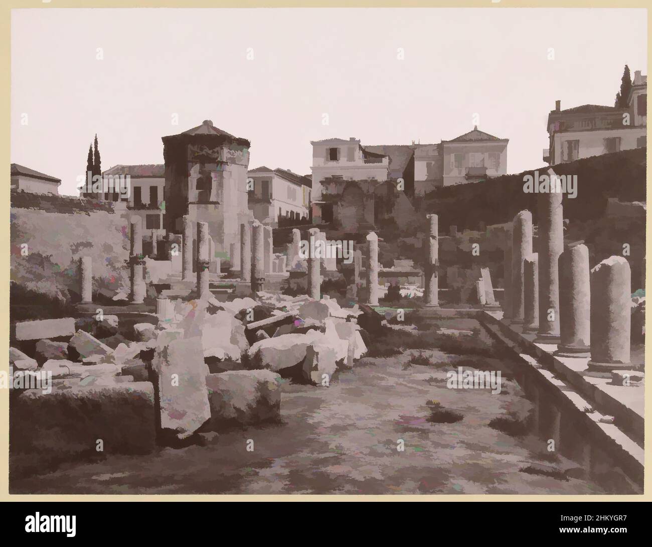 Art inspired by Oil market and the temple of Aeolus in Athens, G. 21 ...