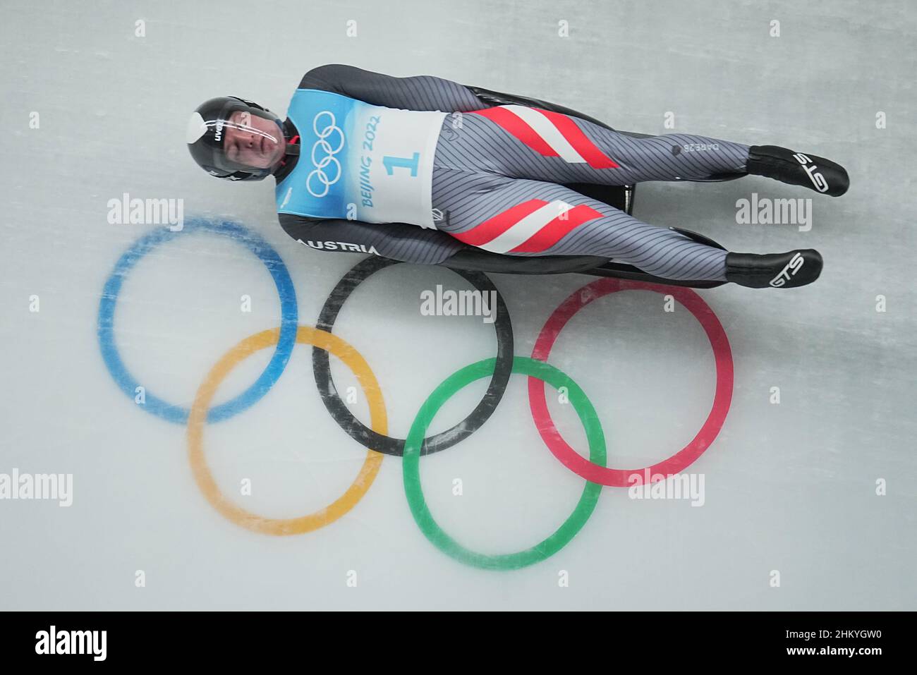 Yanqing, China. 06th Feb, 2022. Olympics, luge, single-seater, men, 3rd ...