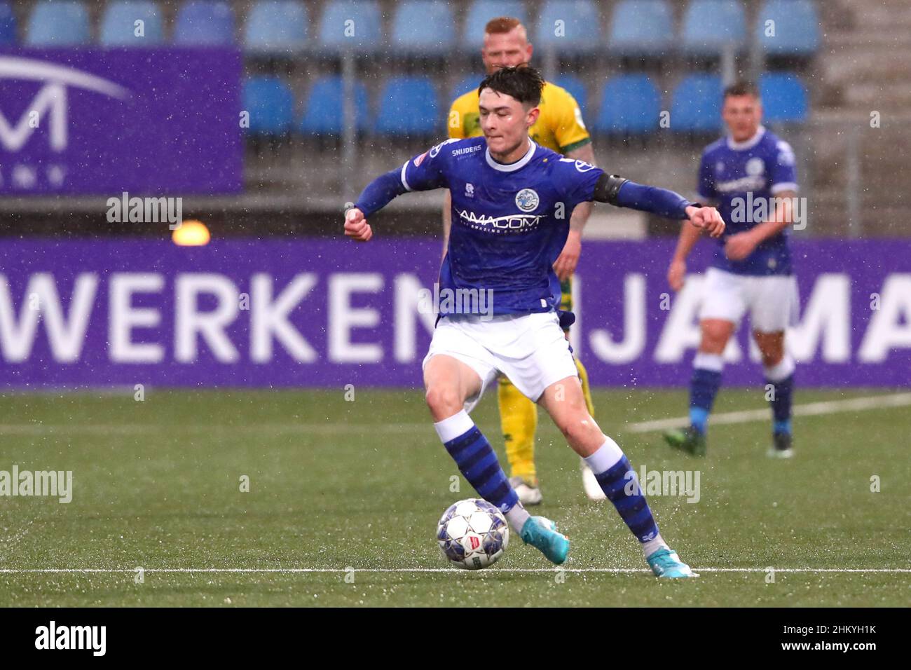 DEN BOSCH, NETHERLANDS - FEBRUARY 6: Ryan Leijten of FC Den Bosch ...