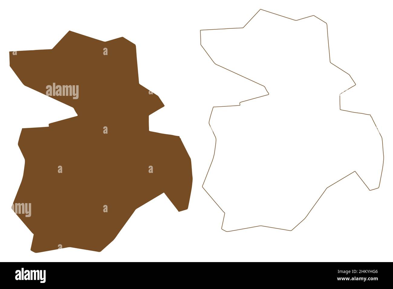 Danes island (Kingdom of Norway, Svalbard archipelago) map vector ...