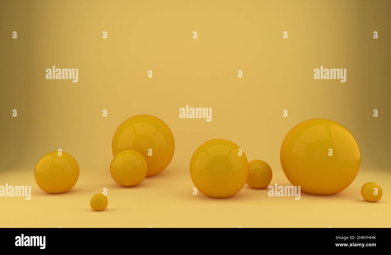 Yellow spheres hi-res stock photography and images - Alamy