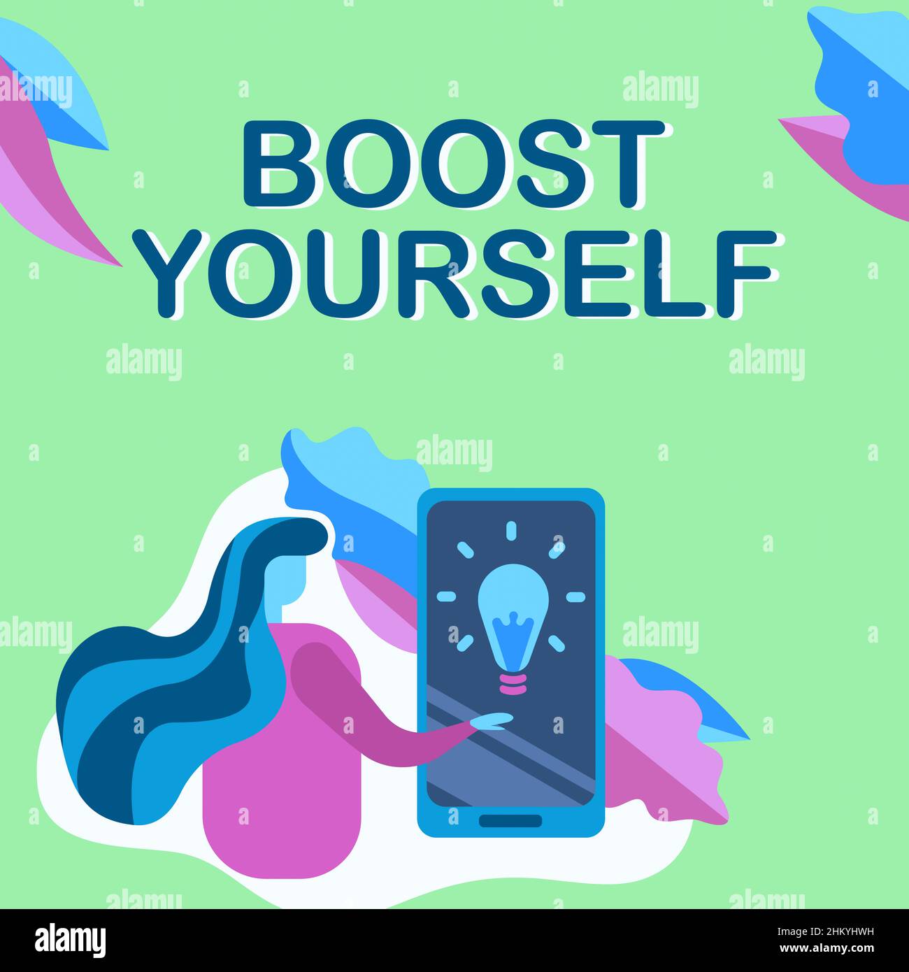 Inspiration showing sign Boost Yourself. Concept meaning to make ...