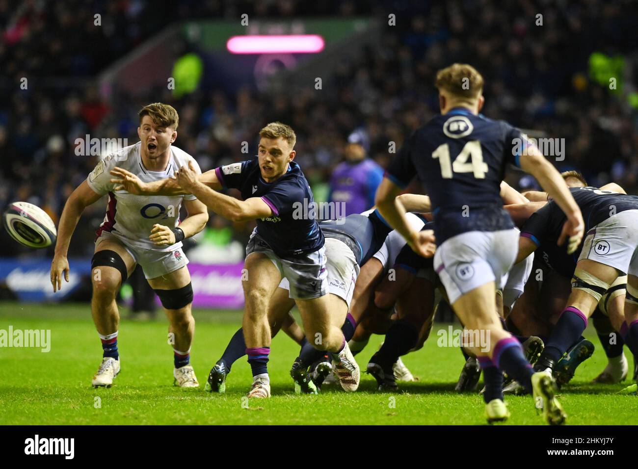 BT Murrayfield Stadium.Edinburgh.Scotland.UK.5th Feb 22 Guinness Six ...