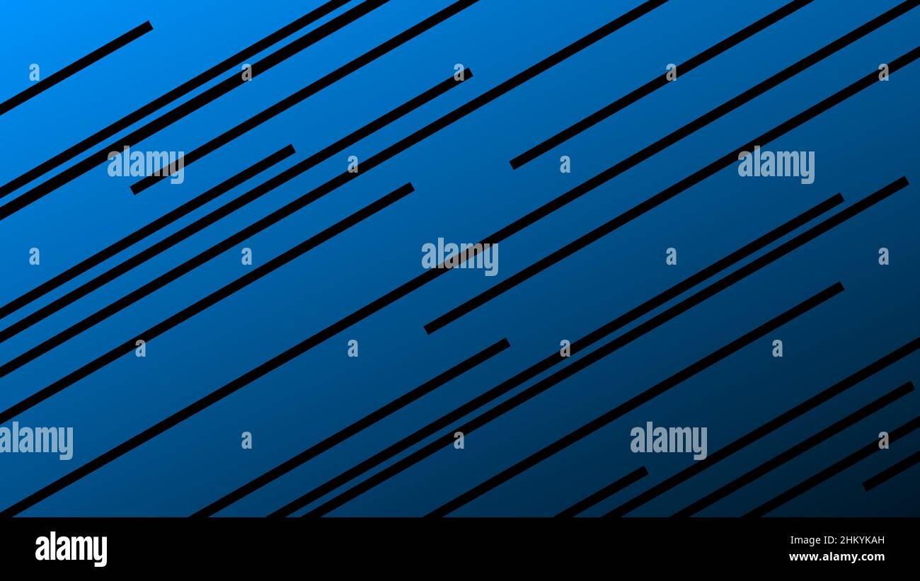 Blue background with black straight line pattern Stock Vector Image ...