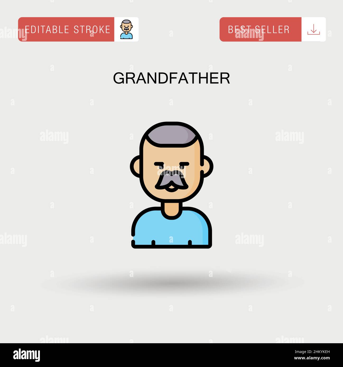 Grandfather Child Stock Vector Images - Alamy