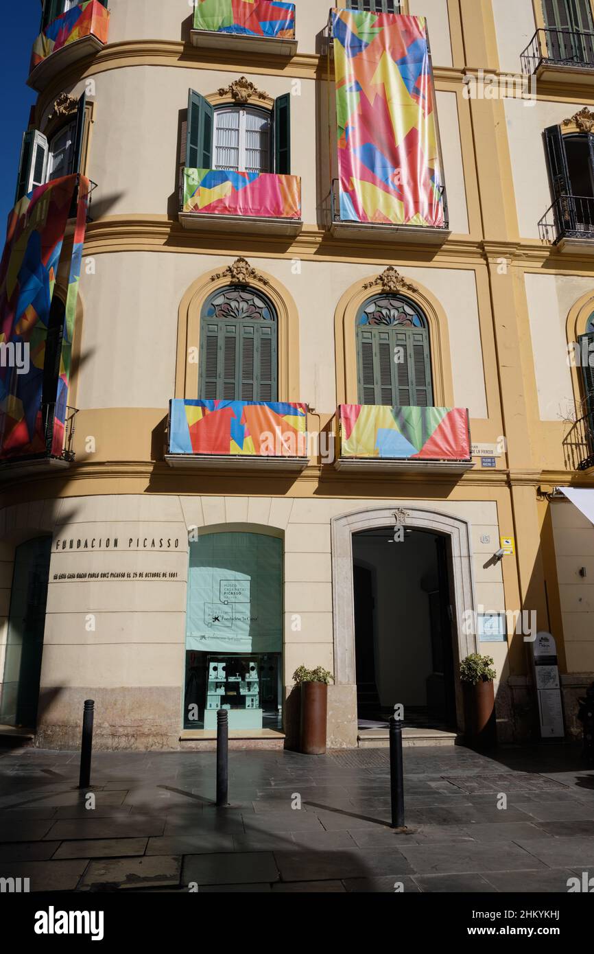 Building of Picasso´s birthplace museum. Malaga, Spain Stock Photo - Alamy
