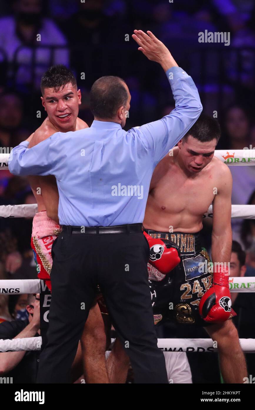 Las Vegas, Nevada, USA. 5th Feb, 2022. LAS VEGAS, NV - FEBRUARY 5: (L-R ...