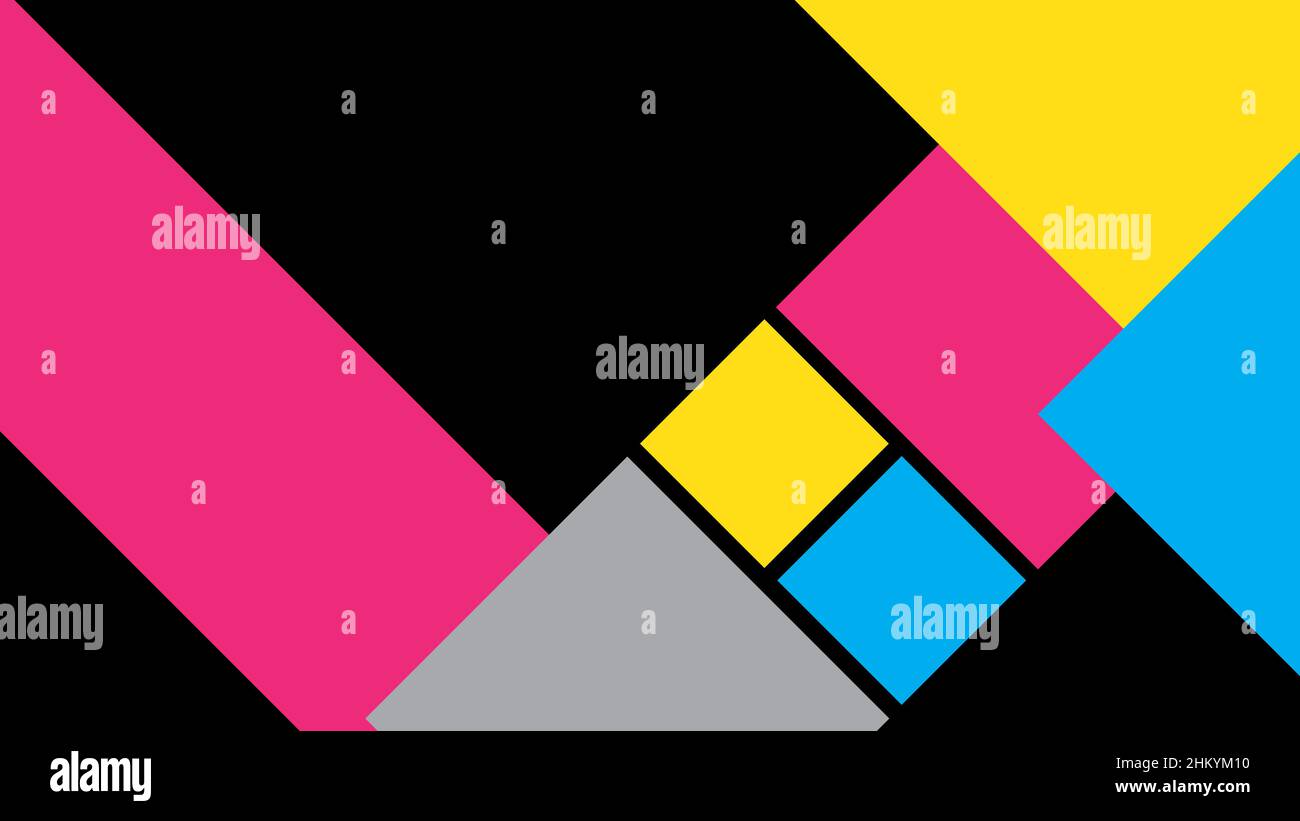 Colorful abstract background with flat style design Stock Vector Image ...