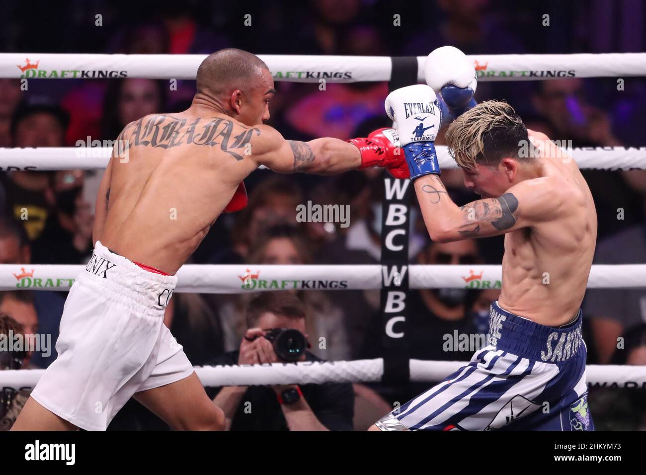 Las Vegas, Nevada, USA. 5th Feb, 2022. LAS VEGAS, NV - FEBRUARY 5: (L-R ...