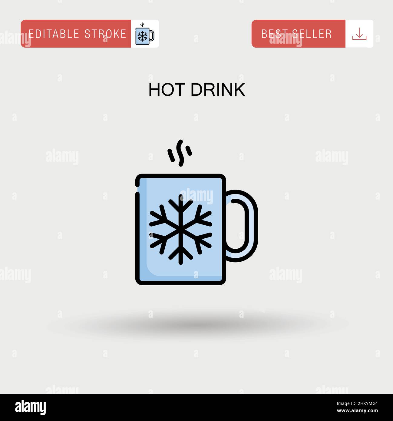 Vector red mug hot Stock Vector Images - Alamy