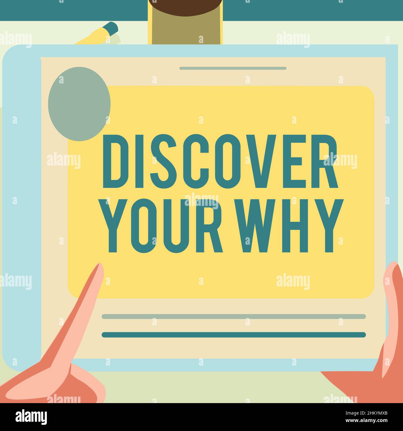 Text sign showing Discover Your Why. Business overview knowing the ...