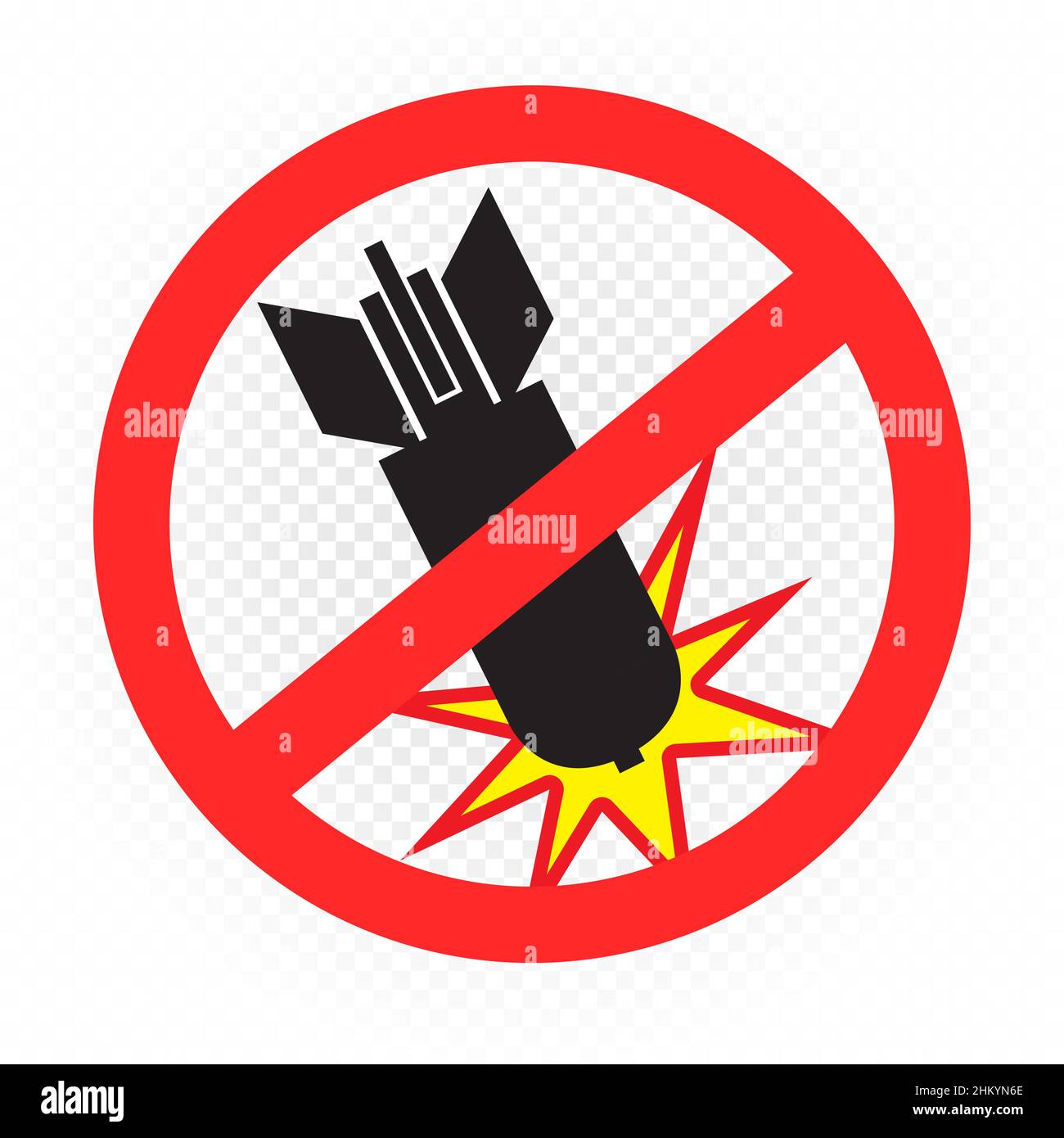 No bombing sign hi-res stock photography and images - Alamy