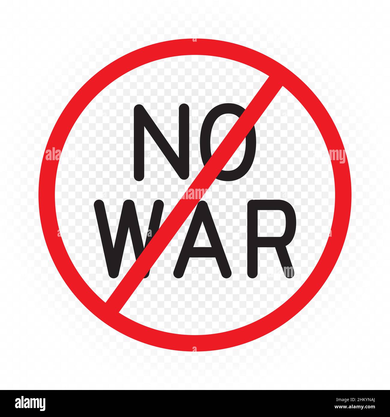 no or stop war sign symbol sticker Stock Vector Image & Art - Alamy