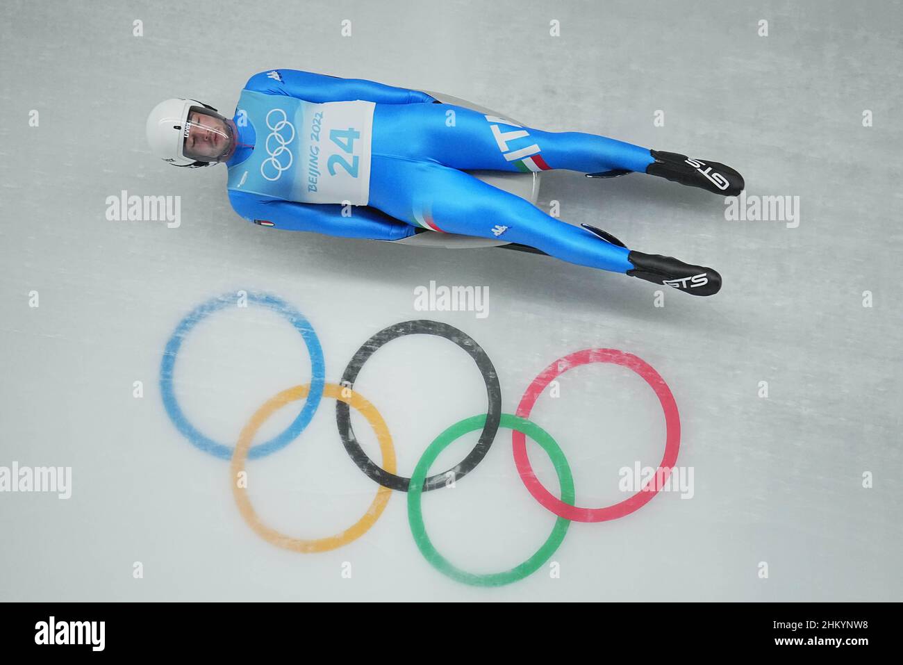 Yanqing, China. 06th Feb, 2022. Olympics, luge, single-seater, men, 3rd ...