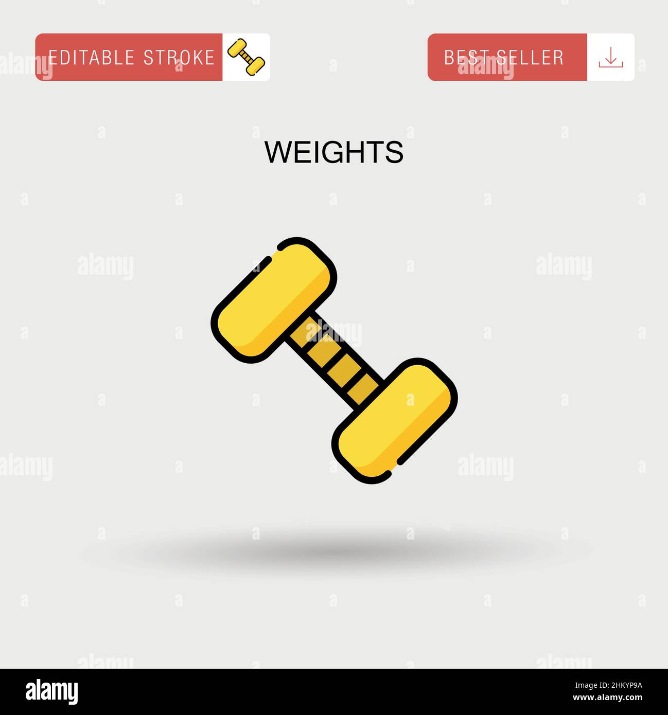 Weights for female Stock Vector Images - Alamy