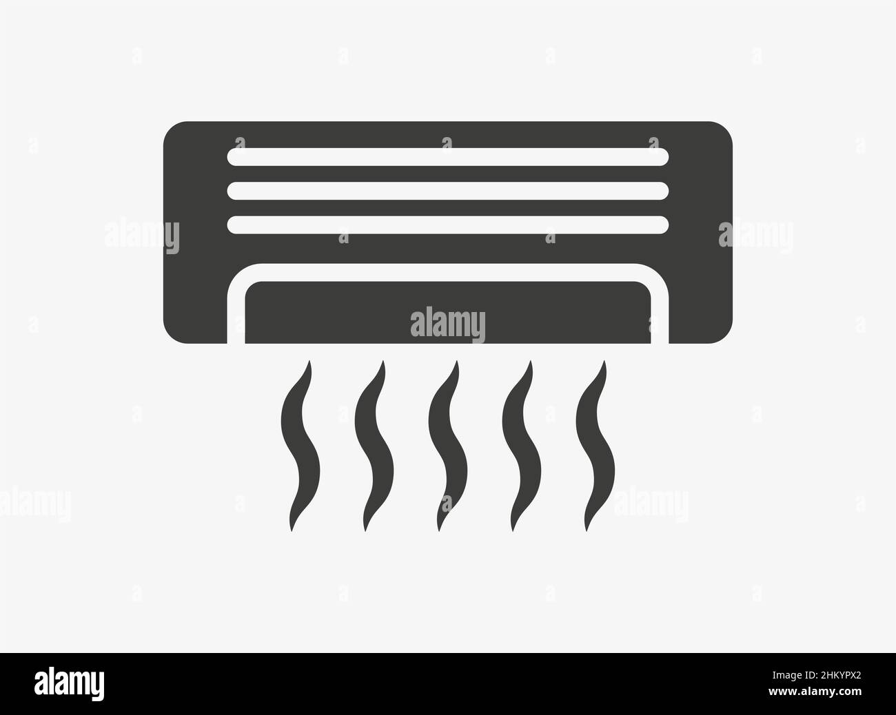 Air conditioning vector icon on white background Stock Vector Image ...