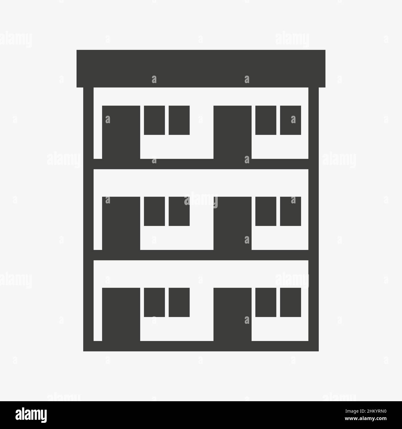 Apartment building background Stock Vector Images - Alamy