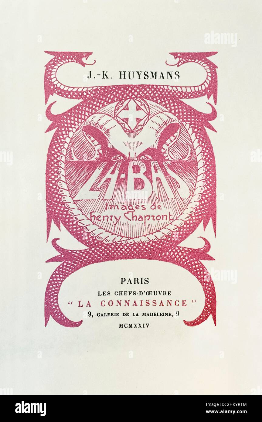 French occult literature hi-res stock photography and images - Alamy