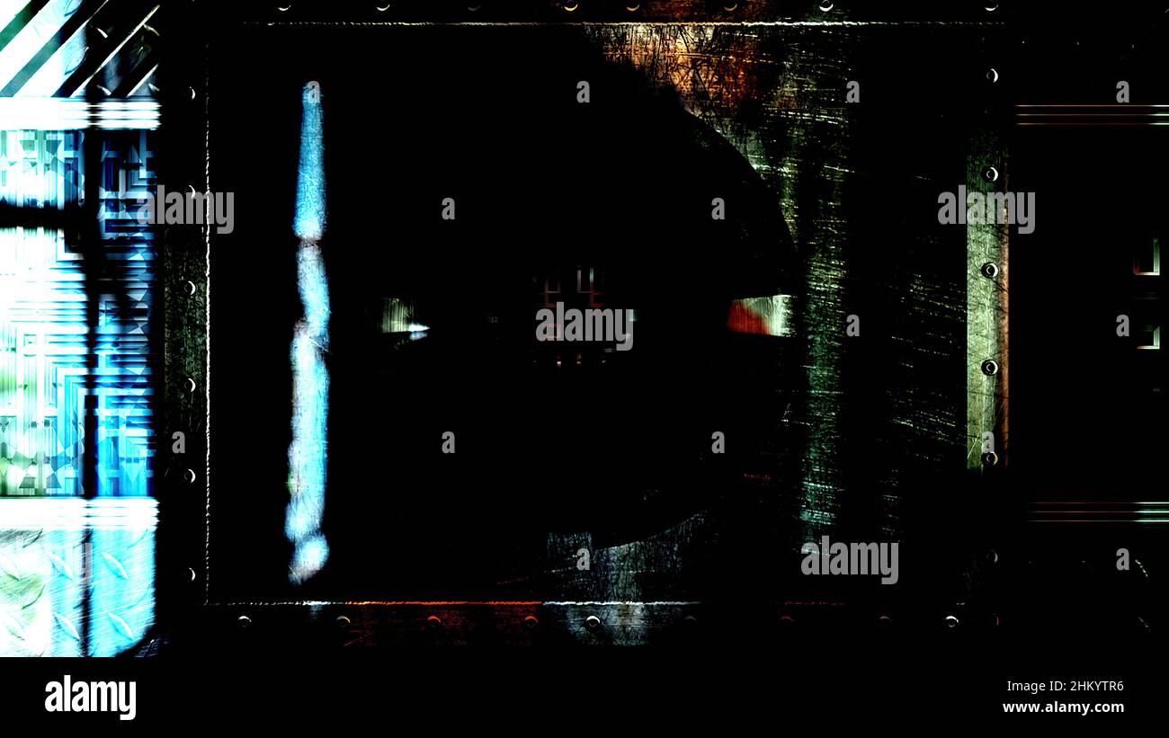 3d illustration - Horror Zombie with Effects Stock Photo - Alamy