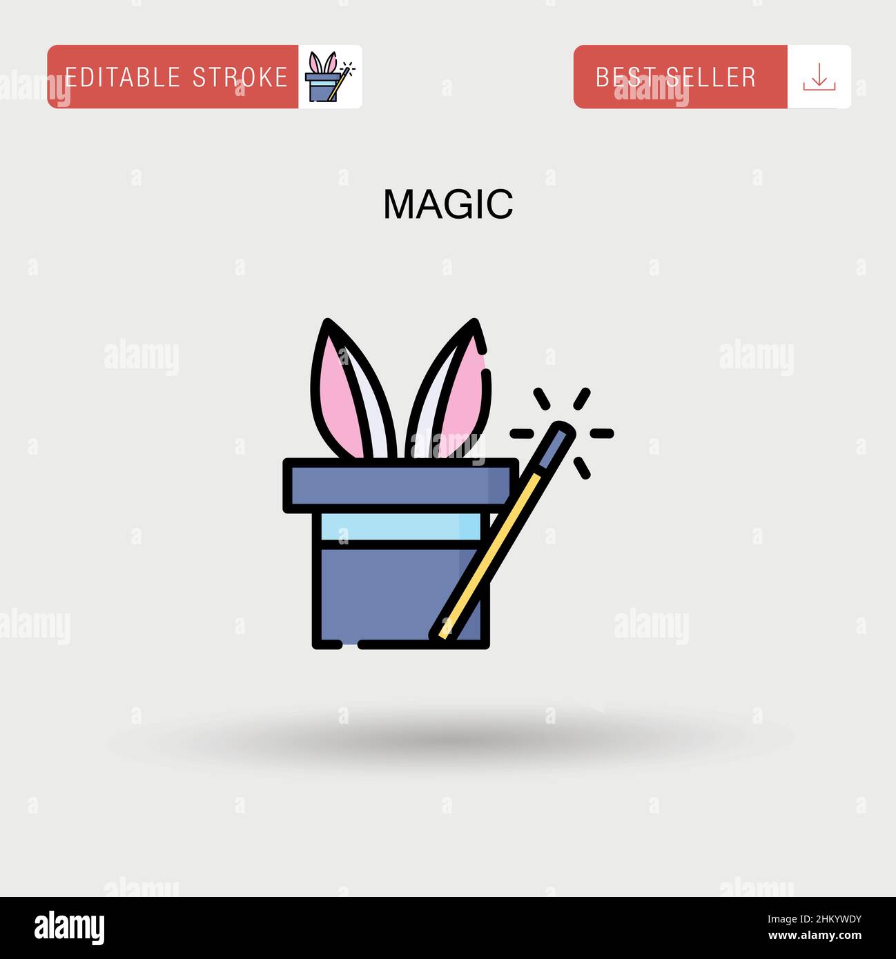 Magic Simple vector icon Stock Vector Image & Art - Alamy