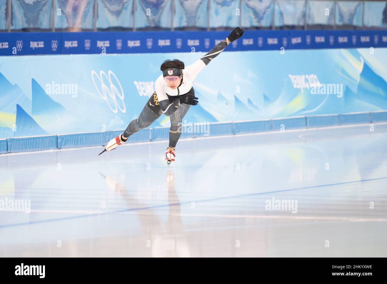 Andrea Giovannini (ITA) February 6, 2022 Speed Skating, Men's 5000m ...